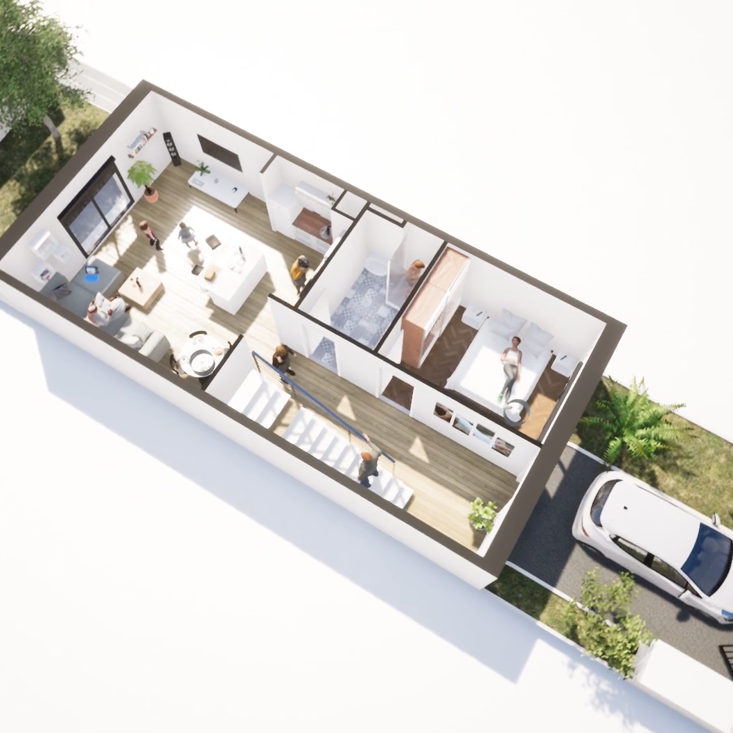 Séquence Logement Intérieur - AIP Architectes : AIP Architectes